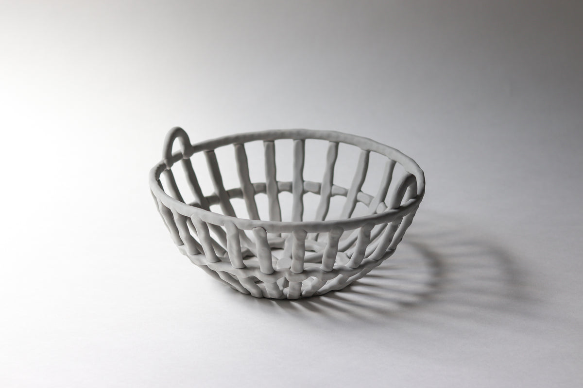 Coil Basket - Fog – Elizabeth Benotti Ceramics