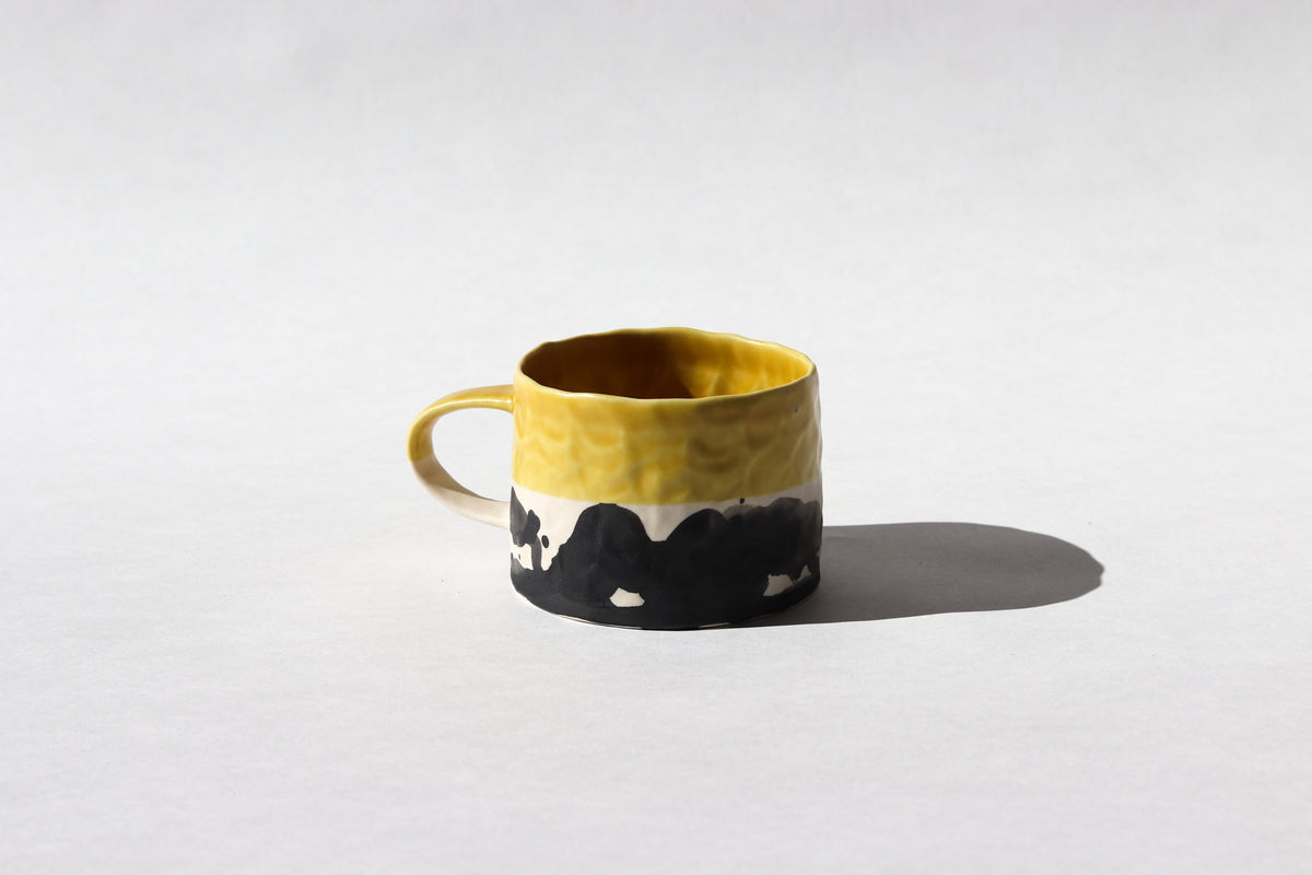 Pinched Splatter Mug - Daybreak – Elizabeth Benotti Ceramics